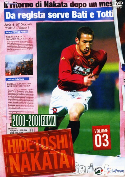 DVD「HIDETOSHI NAKATA VOlUME03 2000－2001 ROMA」作品詳細 - GEO Online/ゲオオンライン