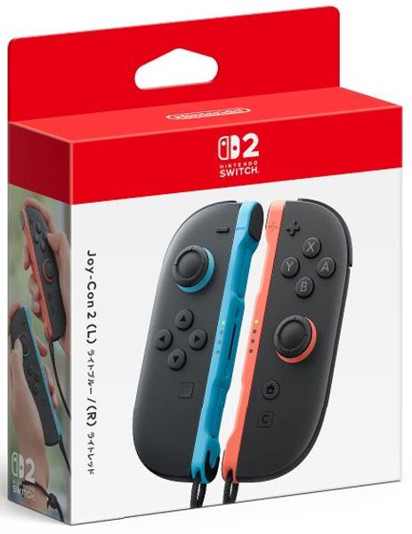 Switch2「Joy－Con 2 （L） ライトブルー／（R） ライトレッド」作品詳細 - GEO Online/ゲオオンライン
