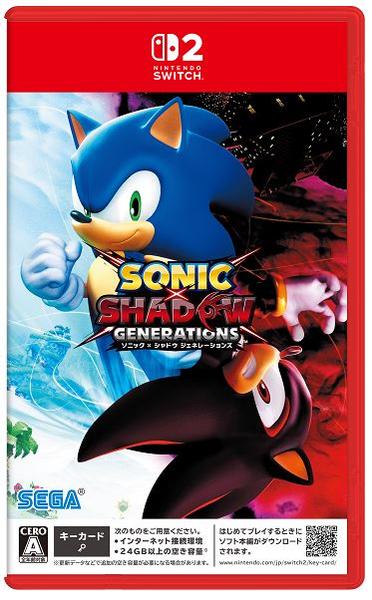 Switch2「ソニック × シャドウ ジェネレーションズ」作品詳細 - GEO Online/ゲオオンライン